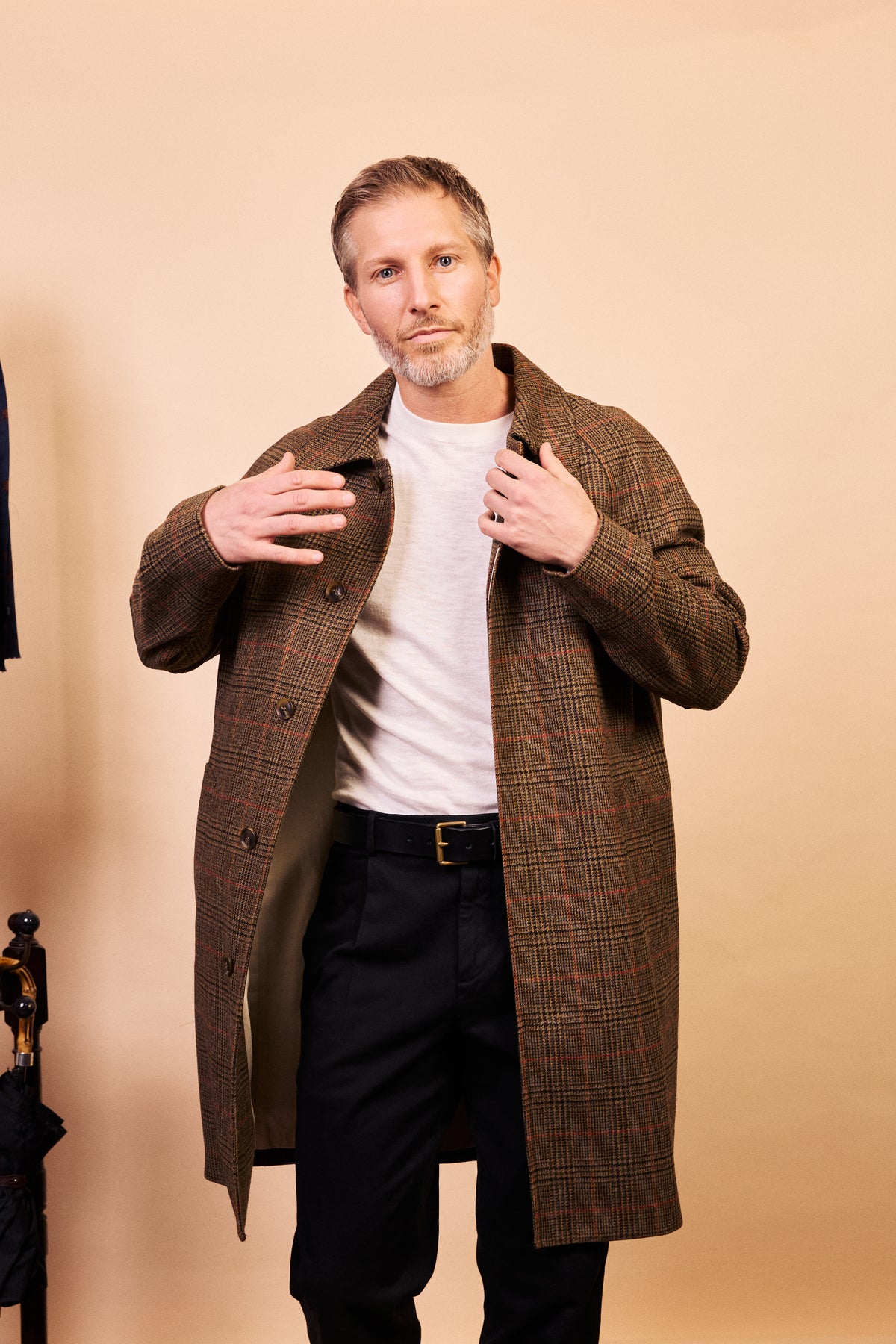 Gladstone Yorkshire Tweed Overcoat | Burrows & Hare