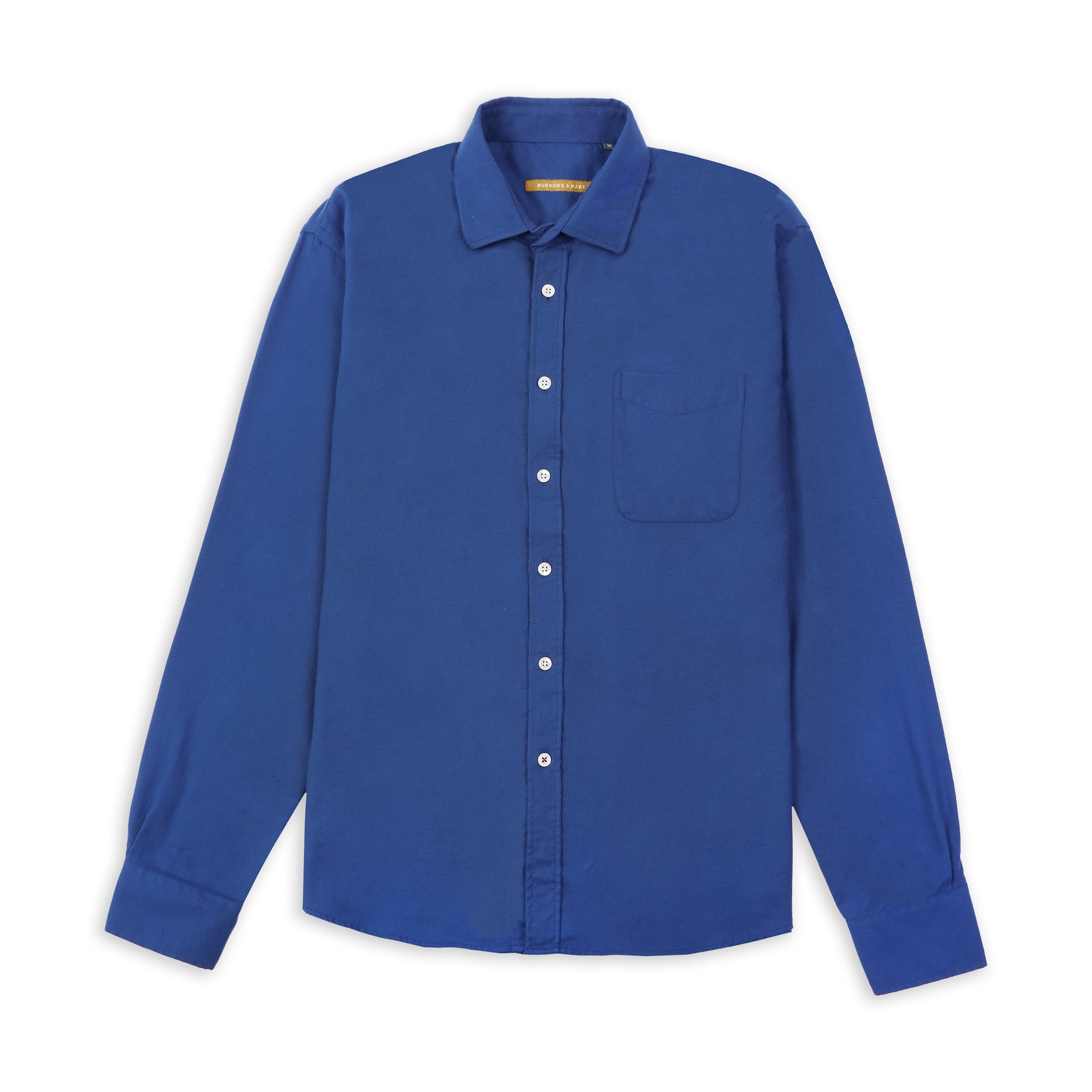 Hudson Shirt in Royal | Burrows & Hare
