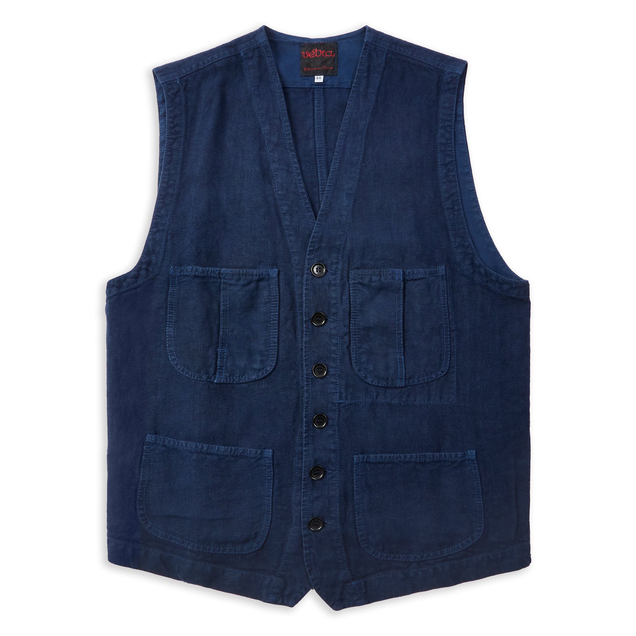 Vetra Men's Linen Vest Rigging - Rigging