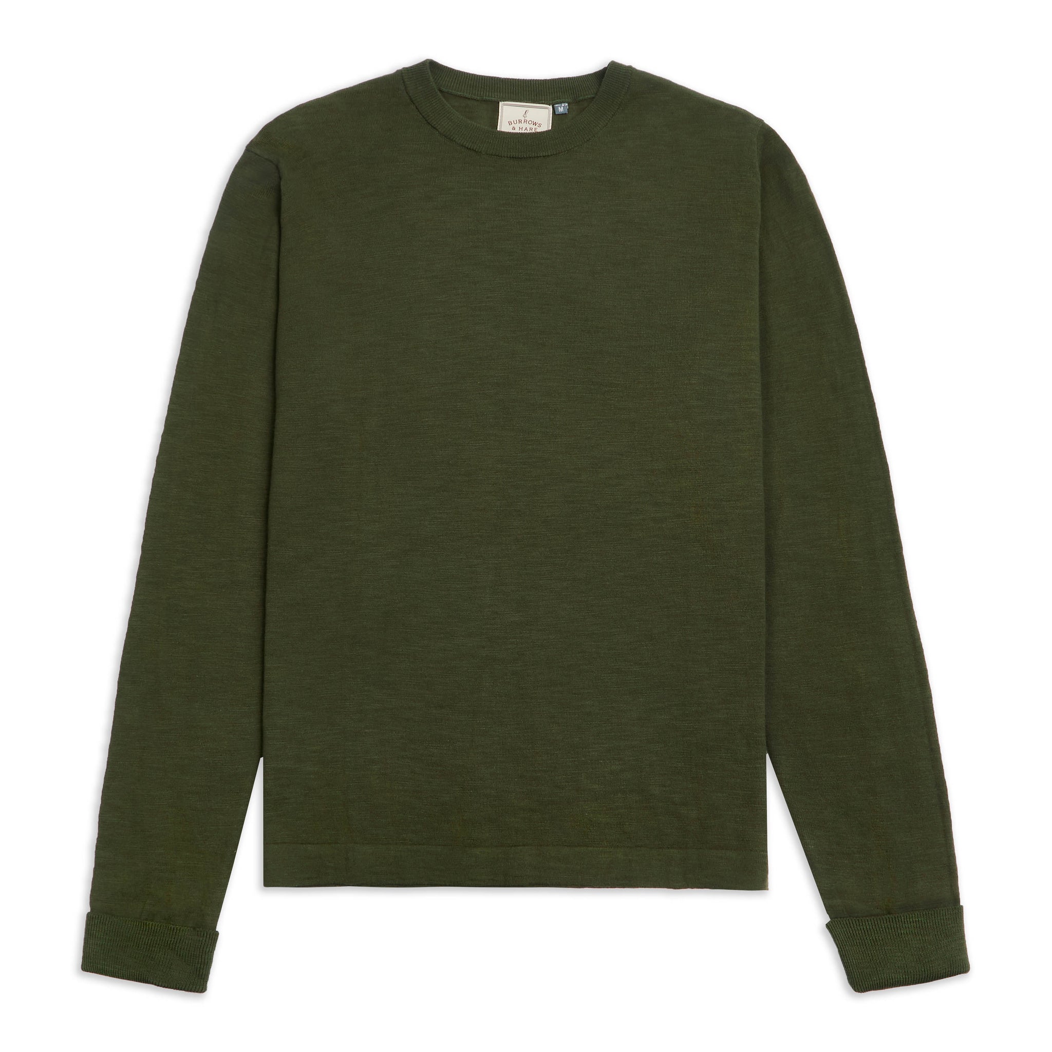 Burrows & Hare Mock Neck - Green