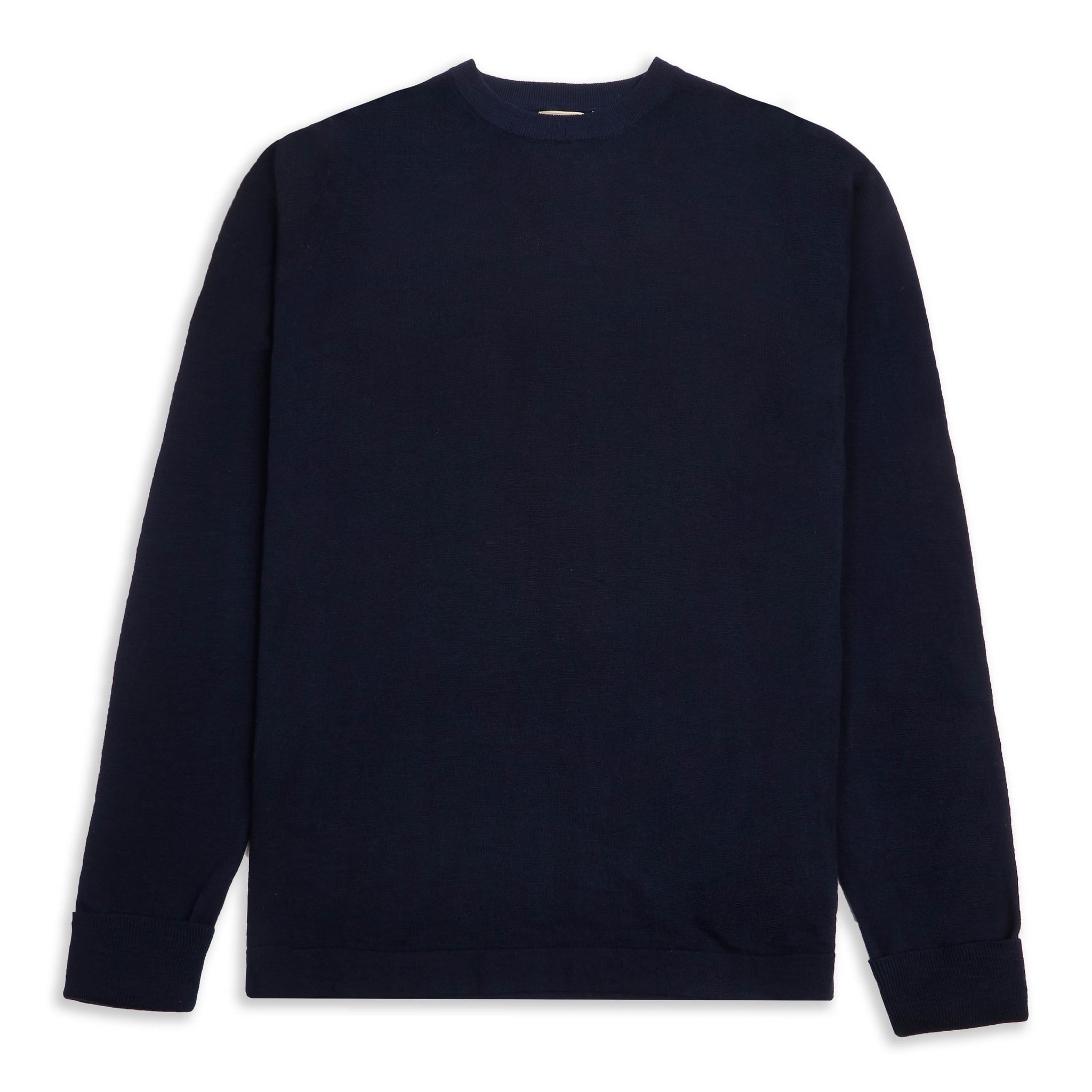 Burrows & Hare Mock Neck - Navy | Stylish & Comfortable