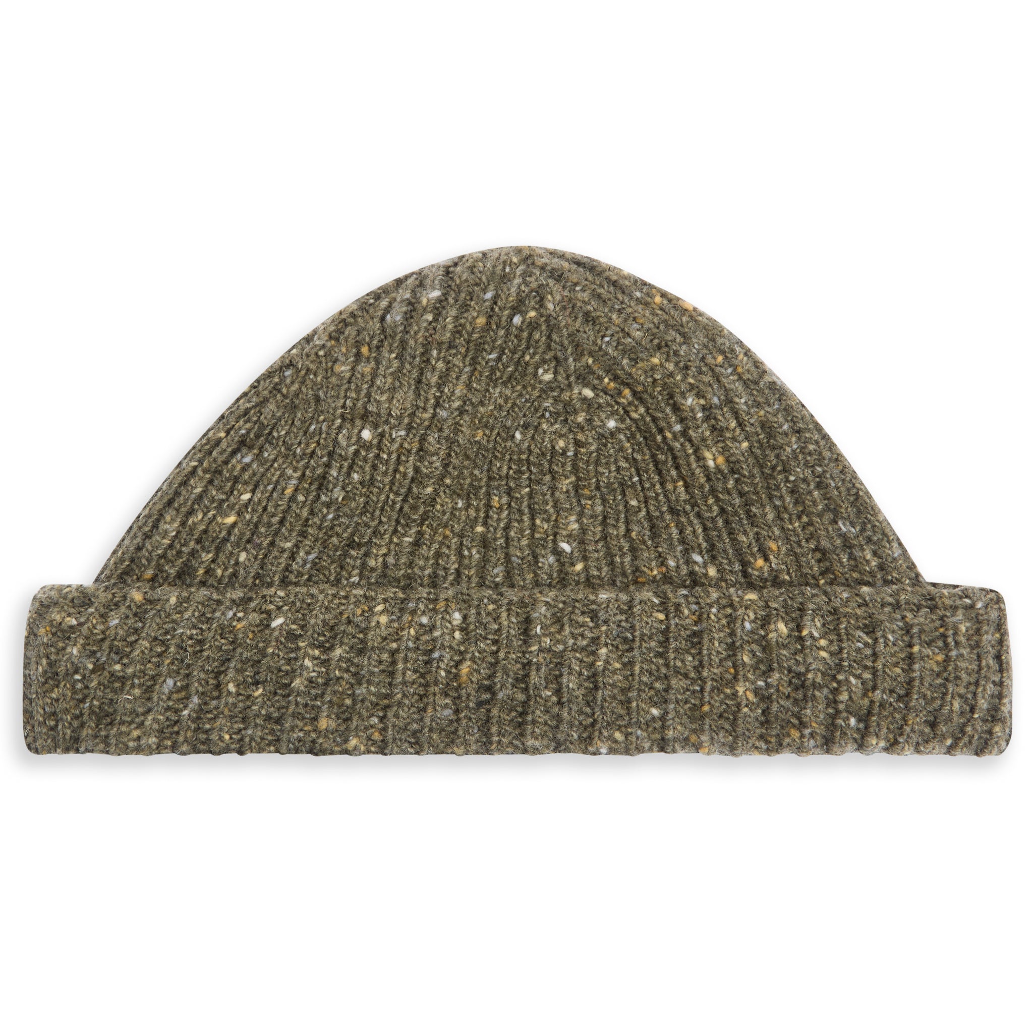 Donegal Wool Beanie Hat - Sand - Burrows & Hare