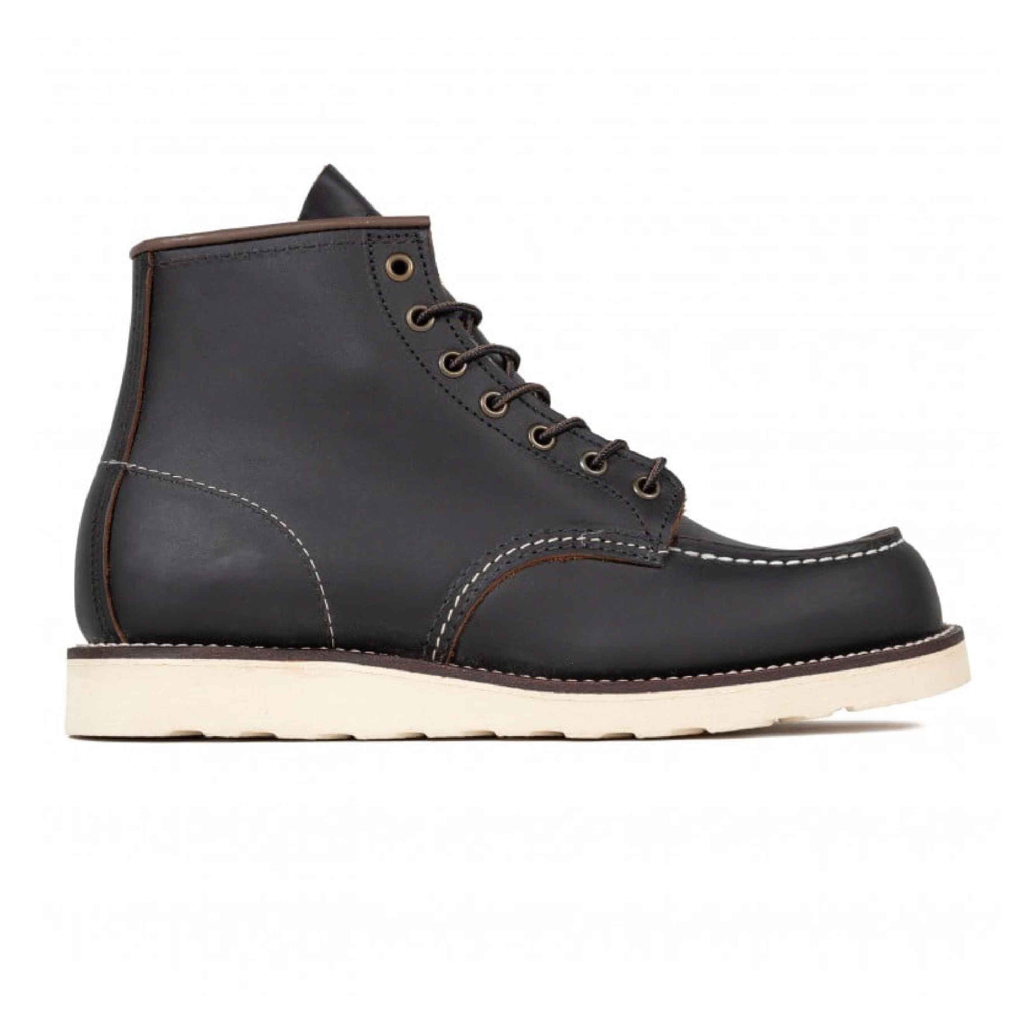 Red Wing Moc Toe Boot 8849 Black Prairie | Burrows & Hare
