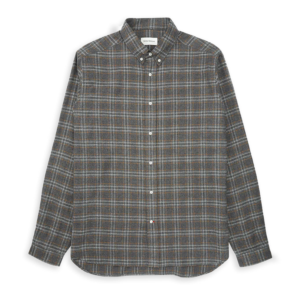 Oliver Spencer Brook Shirt - Rowan Charcoal Multi – Burrows & Hare
